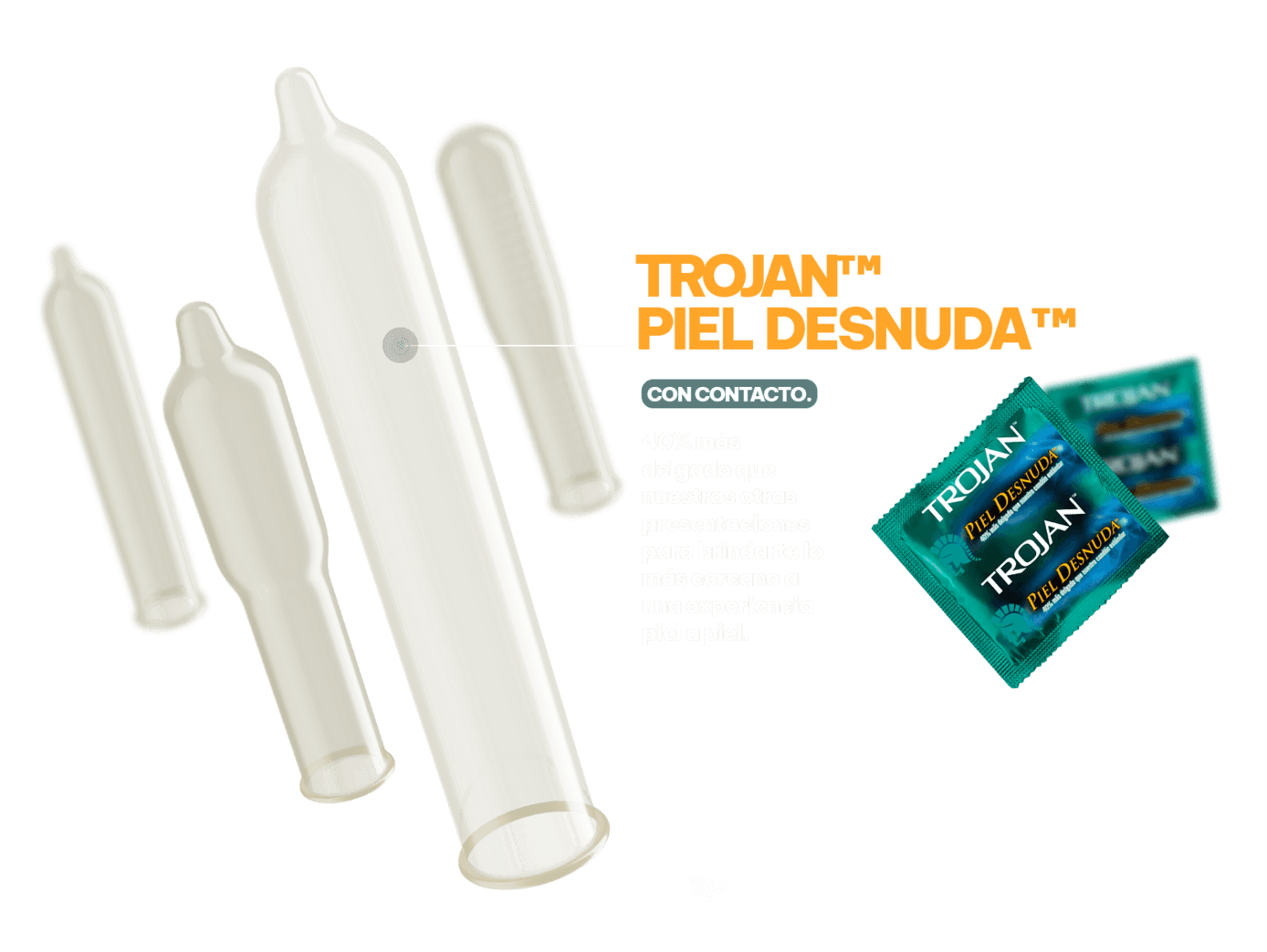 Tipos de condones y preservativos | Trojan LATAM